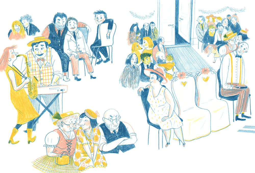 Antologie - Wer tanzt schon gern allein? - Nele Palmtag Illustration